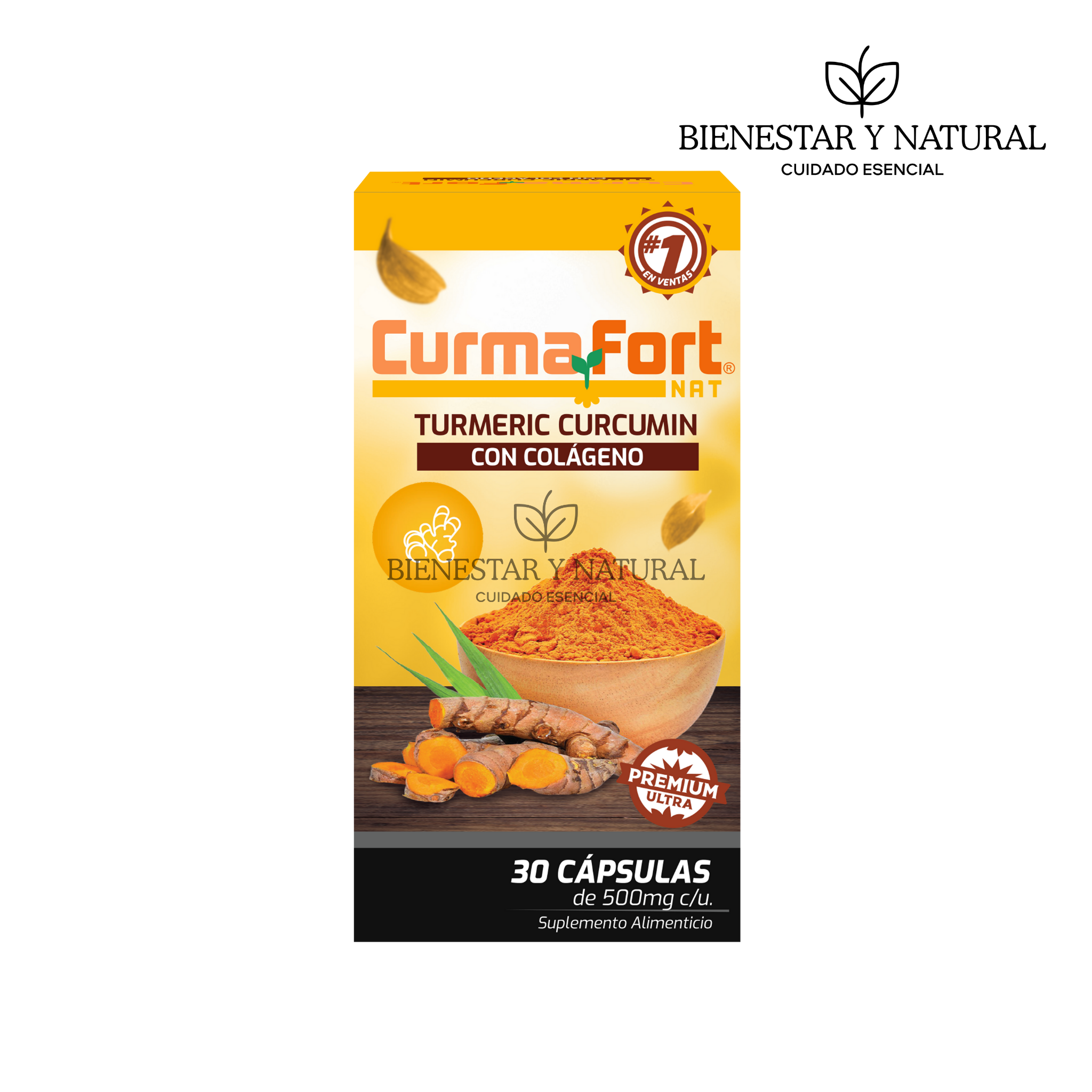 Curmafort c/30 cápsulas – Bienestar y Natural